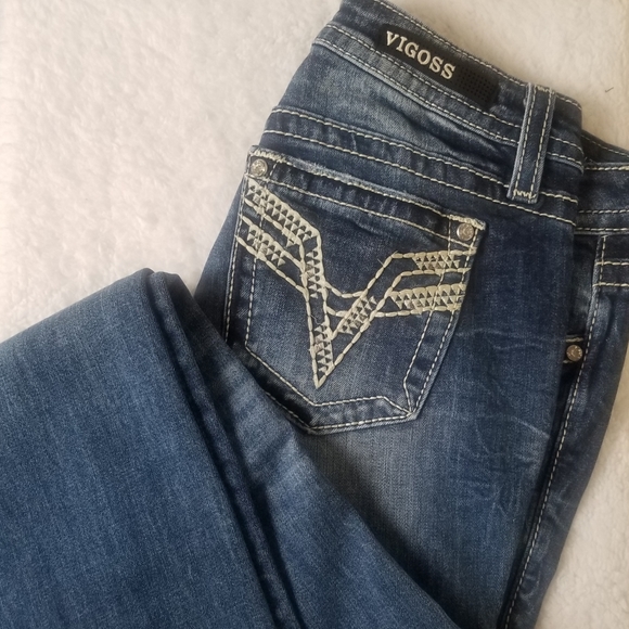 Vigoss | Pants & Jumpsuits | Vigoss Classic Embroidery Bootcut Jeans ...